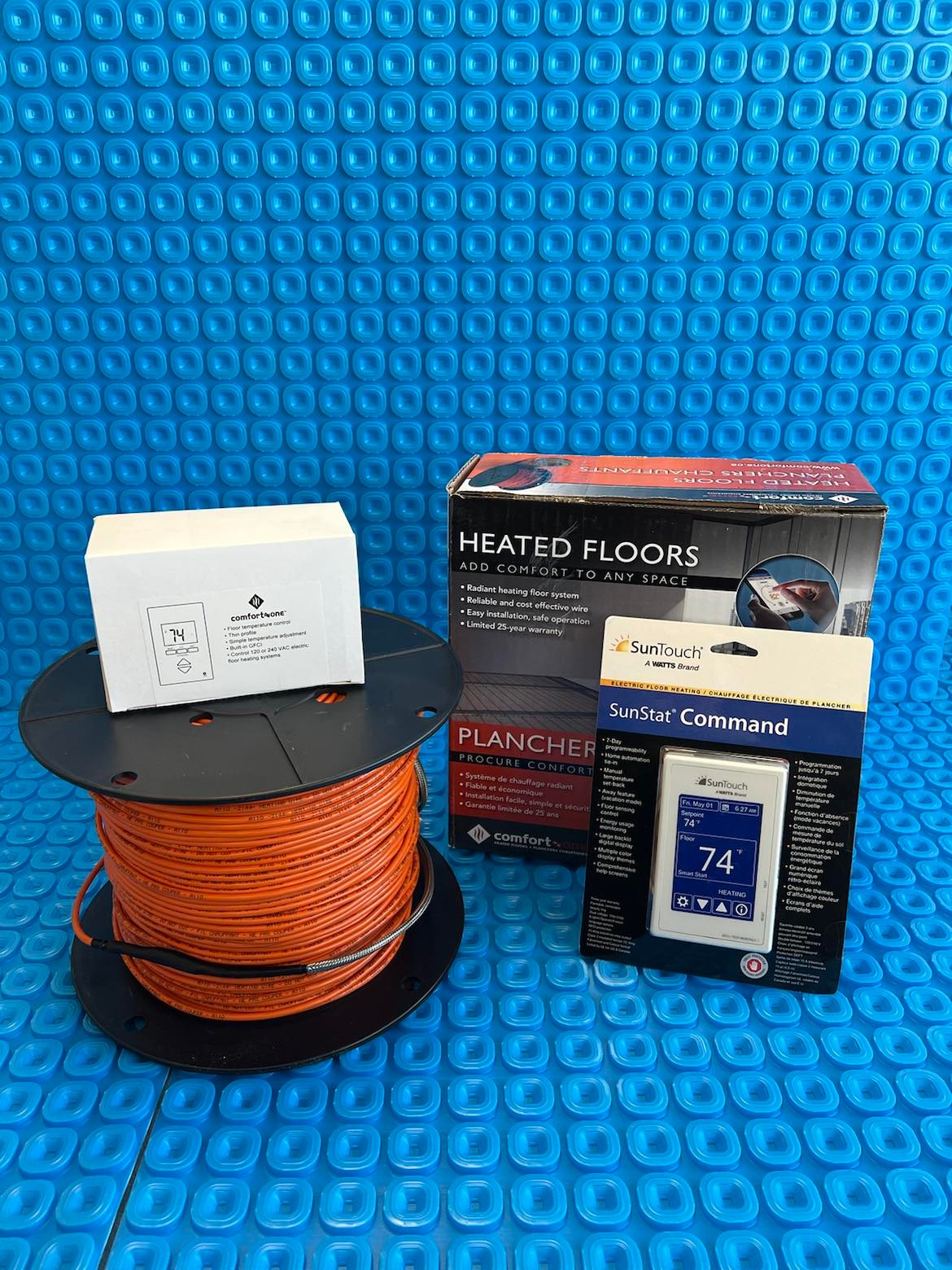 240V Heated Floor Kit - 30 ft2 – Ceramed