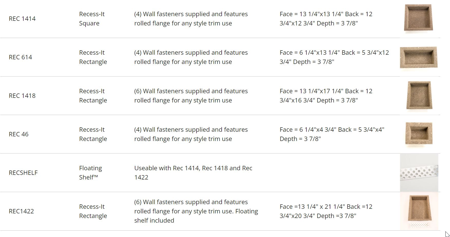 Innovis Corp - Shelf - Rectangle 14 X 18 ||INREC1418 – Ceramed